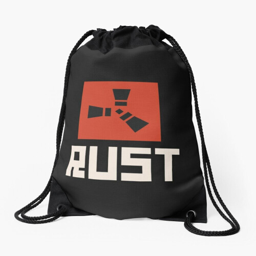 Drawstring Bag RUST game Logo Sport Gym Shoe Backpack on OnBuy