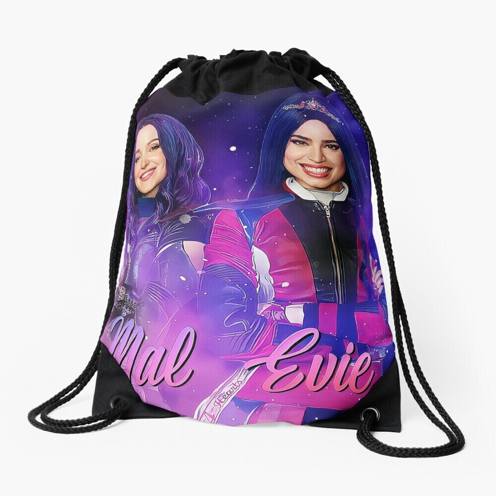 Drawstring Bag Mal and Evie - Descendants 3 Sport Gym Shoe Backpack on ...