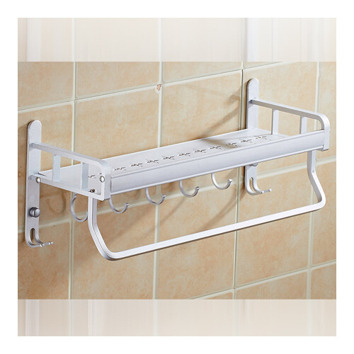Holeless Single Layer 50cm Wall Hanging Storage Rack on OnBuy