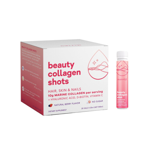 nutrili Marine Collagen Shots (20 vials x 25ml) | Hair, Skin & Nails ...