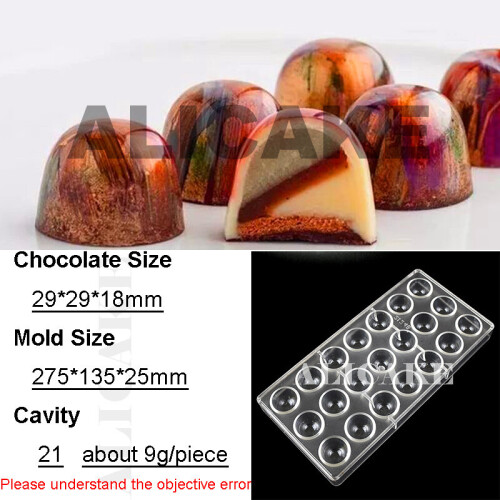 (2124B-20180531) 3D Chocolate Bar Mold Plastic Polycarbonate Tray Forms ...