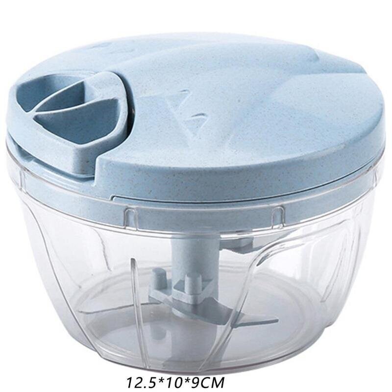 (25) Manual Fruit Vegetable Chopper Hand Pull Food Cutter Onion Nuts ...