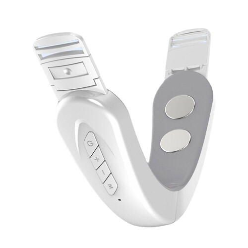 (White) V-Face Shaping Machine Electric Face Lifting Slim Double Chin ...