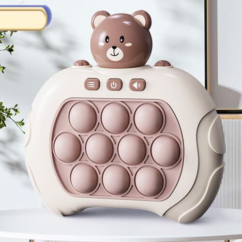 (Bear) Children Press It Game Fidget Toys Pinch Sensory Quick Push ...