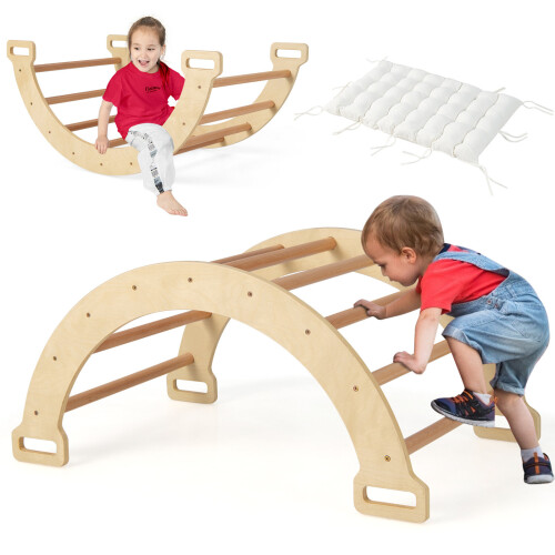 Double-Sided Climbing Arch Wooden Climbing & Rocking Toy on OnBuy