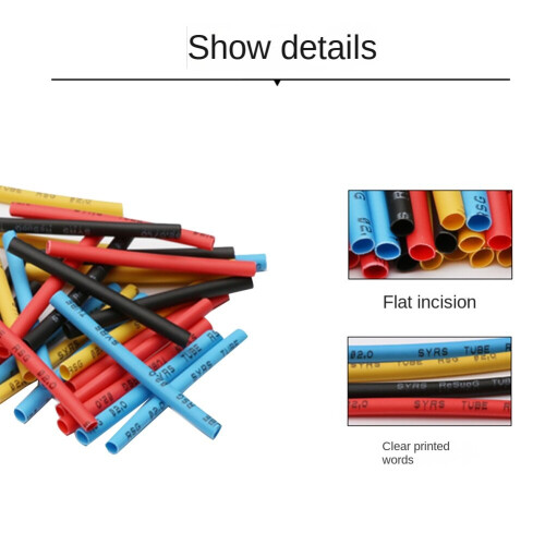 280Pcs Heat Shrink Tube Thermoresistant Heat-Shrink Tubing Wrapping Kit ... 280Pcs Heat Shrink Tube Thermoresistant Heat-Shrink Tubing Wrapping Kit ...