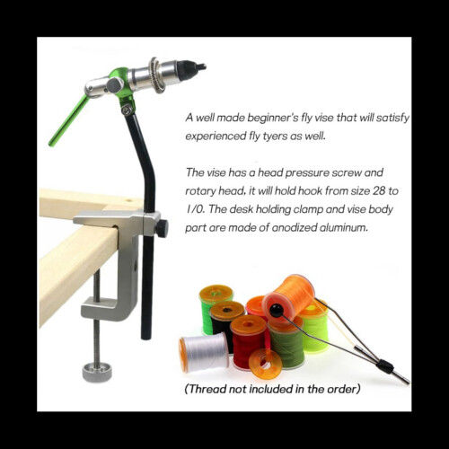 Fly Tying Vise Tools C-Clamp Tying Vise with Steel Hardened Jaws ...