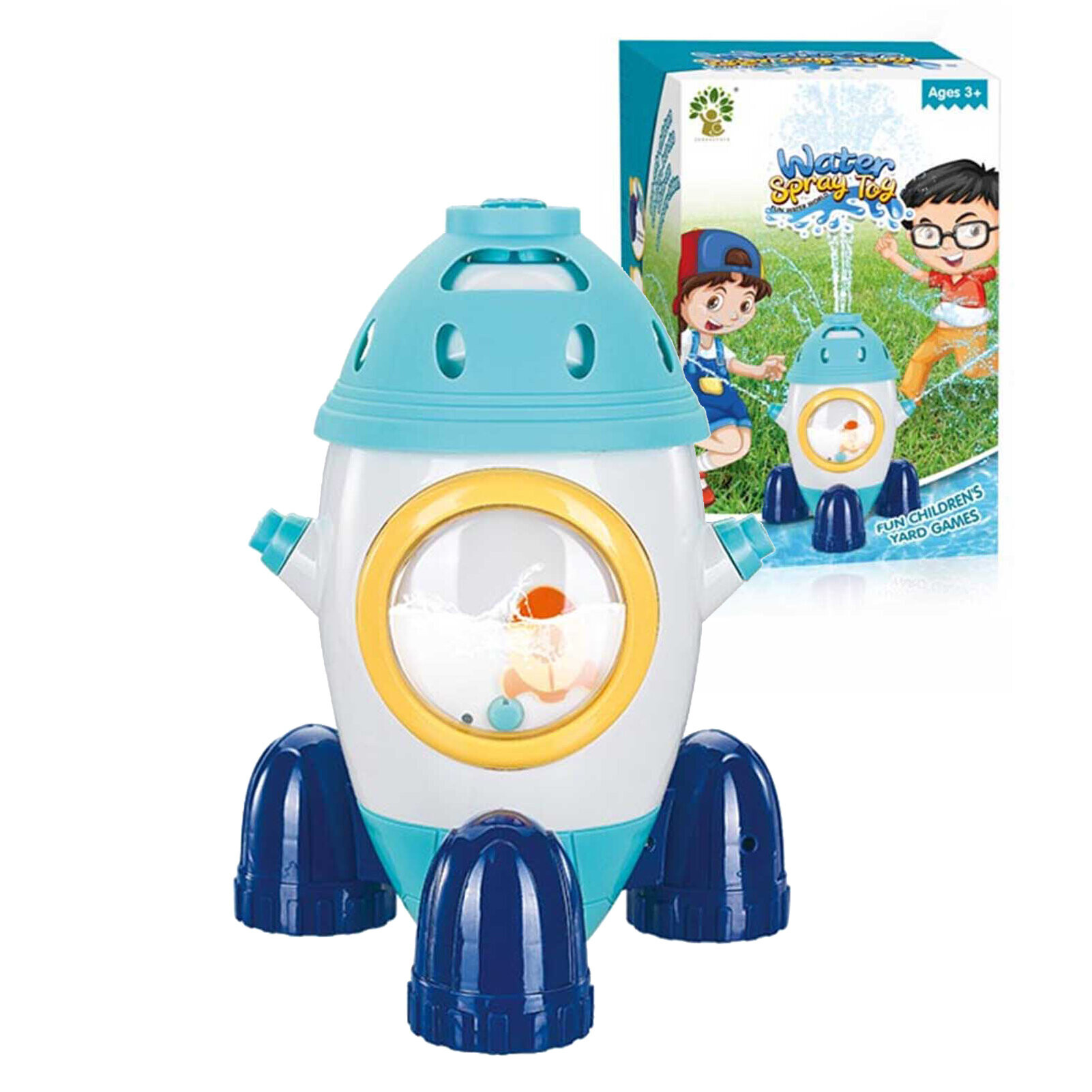 Summer Sprinkler Rocket Children's Rotatable Water Play Toy Cute ...