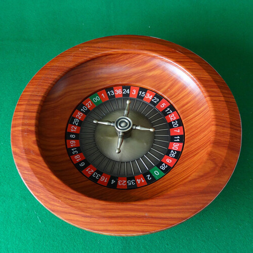 12" Wooden Roulette Wheel Set Turntable Leisure Table Games for ...