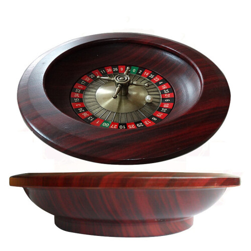 12" Wooden Roulette Wheel Set Turntable Leisure Table Games for ...