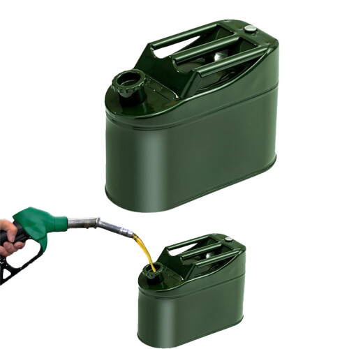 3L 5L Portable Jerry Can Oil Can Fuels Tank Stainless Steel Petrol Car ...