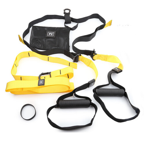 Fitness Hanging Suspension Trainer belt Gym workout Exercise Pull rope ...