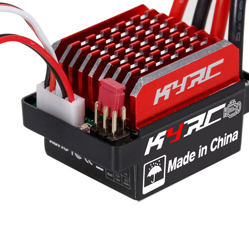 60A Brushed Motor ESC Electrical Speed Controller for 1/10 RC Car Buggy ...