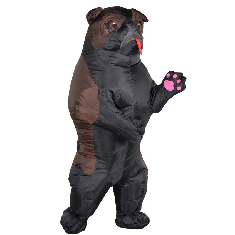 Inflatable Pug Dog costume Cosplay Funny Air Blow Up Shar Pei Suit ...