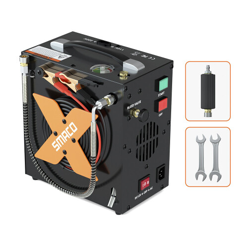 SMACO PCP Air Compressor High Pressure Paintball Scuba Tank HPA Pump ...