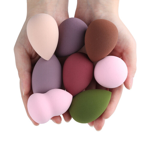 Color Soft Waterdrop Beauty Makeup Sponge Cosmetic Powder Puff Face ...