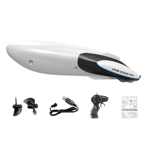 Remote Control Boats 2.4GHz Radio Controlled Boats With Twin Propeller ...