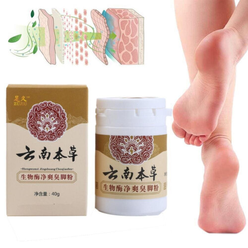 Herbal Extract Fungus Combat Feet Powder Anti Fungal Infections Athlete ...