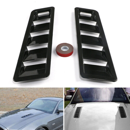 A Pair of Universal Decorative Car Front Bonnet Vents Hood for Ford ...