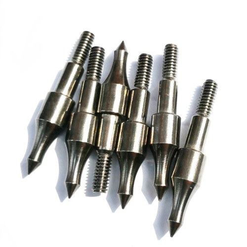 50pcs Archery 100 grain Arrow Point Field Point OD7.6MM ID6.2MM Target ...