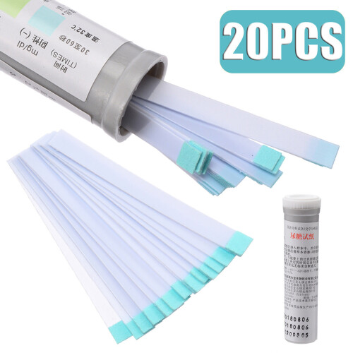 New 20 Strips Urinalysis Glucose Diabetes Urine Strip Test Pack Quick ...
