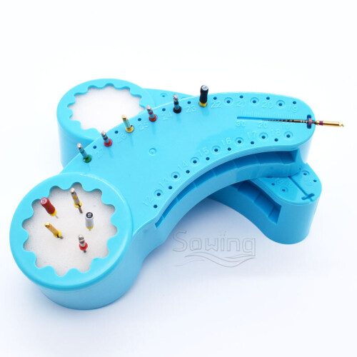 Dental Endo Measuring Ruler Endo Files Block Files Tray with Scale ...