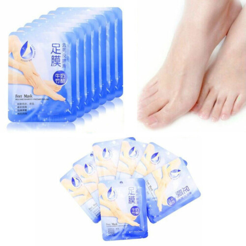 1 Pair Hot Foot Mask Removes Dead Skin Milk Bamboo Vinegar Peeling Foot ...