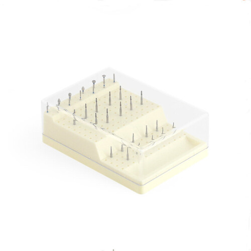 Dental 168 Holes Plastic Dental Bur Box odontologia Bur Sterilizer ...