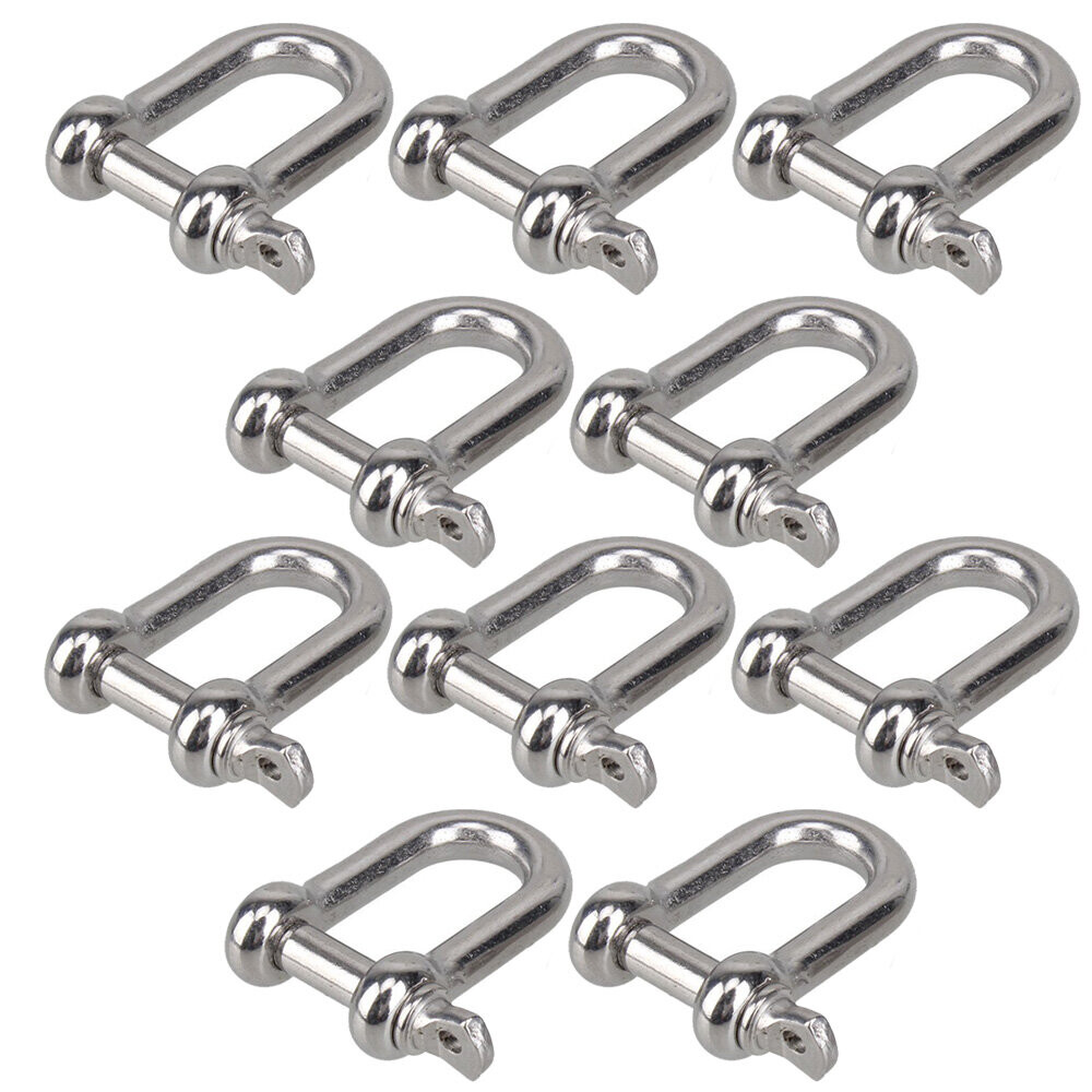 M5 D Type Shackle Short Paragraph Rigging 304 Stainless Steel 5MM ...