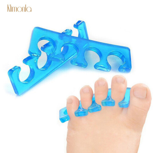 2PCS Silicone Toe / Finger Separators Feet Reusable Nail Art Manicure ...