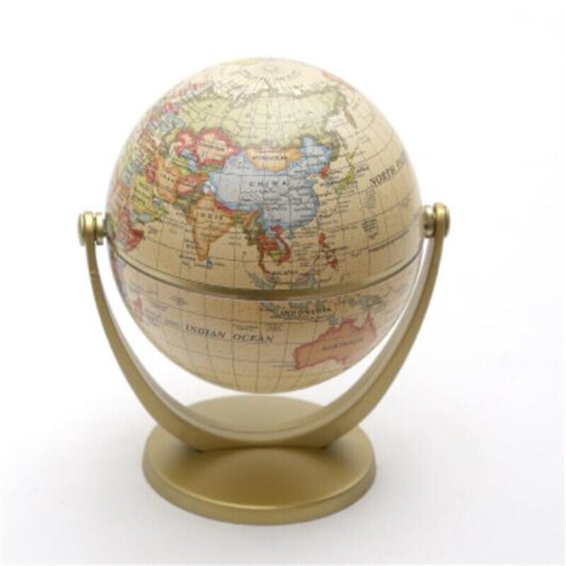 Full English Omnidirectional World Globe Sphere Diameter 10cm Desk MINI ...