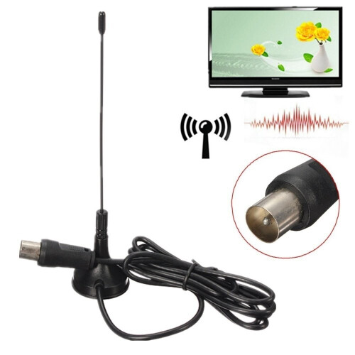 kebidumei Mini HDTV Antenna Indoor Signal Receiver Aerial Booster 5dBi ...