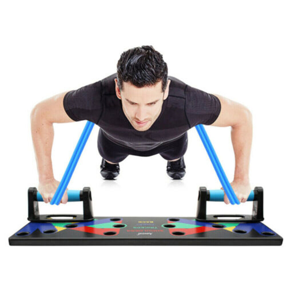 9 in 1 Push Up Rack Board Men Women Comprehensive Fitness Exercise ...
