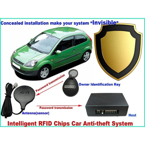 Vehicle Security alarm System RFID relay transponder Immobilizer Anti ...