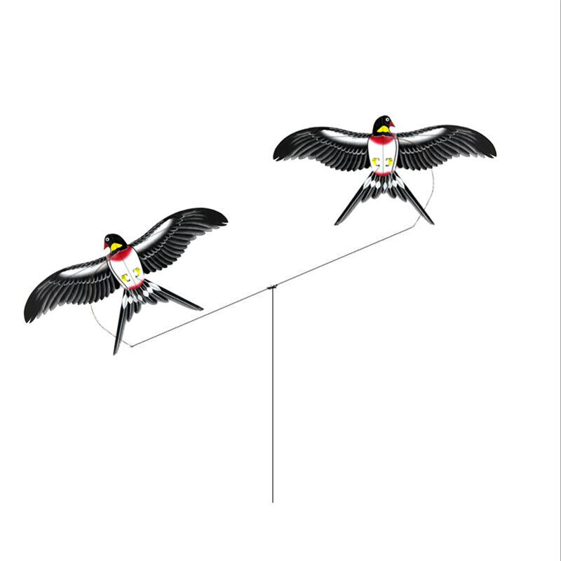 Pole Swallow kite flying toys for children handle line winder sports ...
