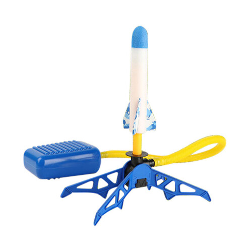 Kids Rocket Launcher Toy with 3 Foam Rockets Air Pump Jump Foam Rocket ...