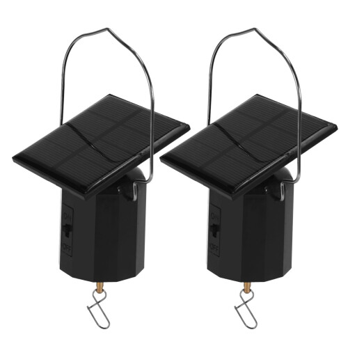 2X Wind Spinner Motor Solar Hanging Display Motor Rotating Solar Energy ...