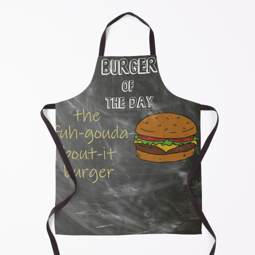 Burger of the day bobs burgers burger Grill Aprons for Kitchen BBQ Chef ...