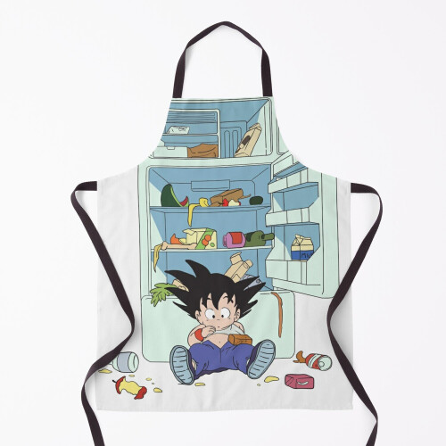 Goku attack the fridge - Dragon Ball Grill Aprons for Kitchen BBQ Chef ...