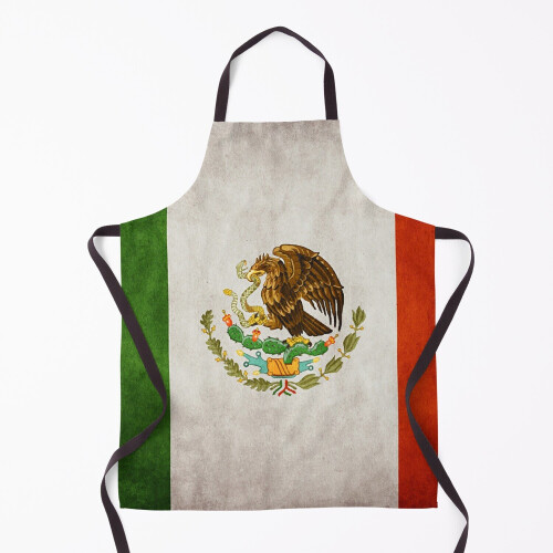 Mexico Mexican Flag National Flag of Mexico Grill Aprons for Kitchen ...