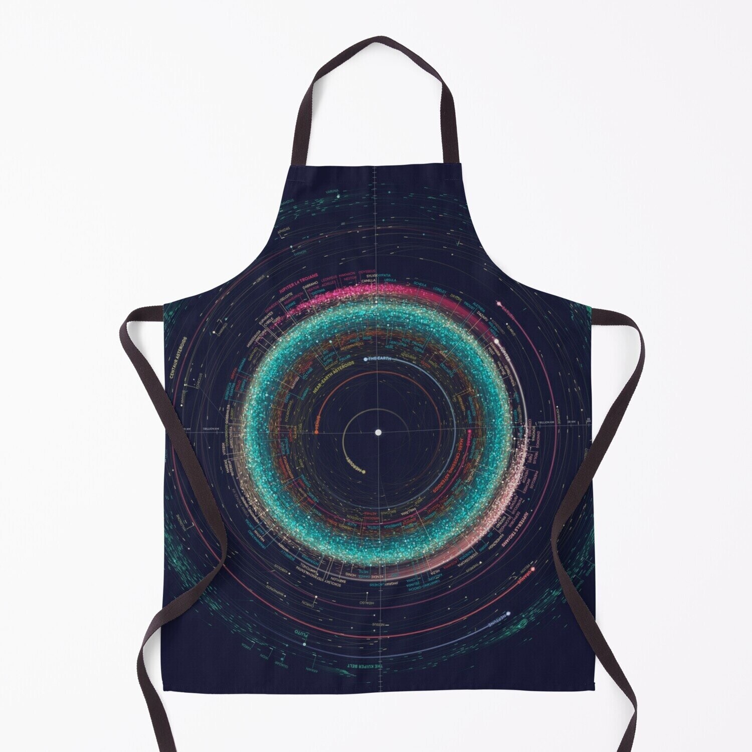Asteroid Map of the Solar System Grill Aprons for Kitchen BBQ Chef on OnBuy