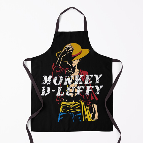 Monkey D Luffy One Piece Color Grill Aprons for Kitchen BBQ Chef on OnBuy