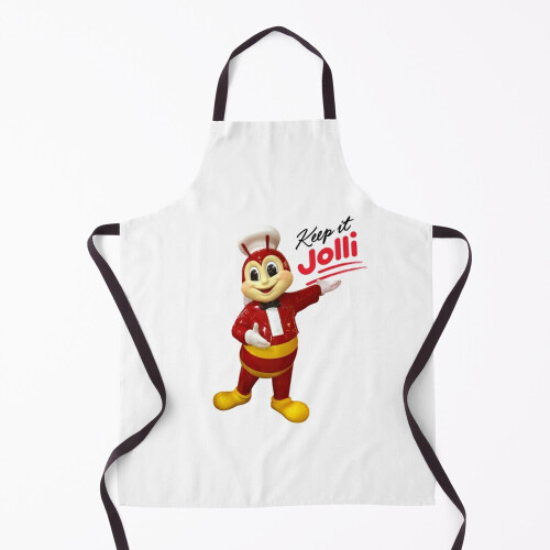 Jollibee mascot statue: Keep it Jolli Grill Aprons for Kitchen BBQ Chef ...