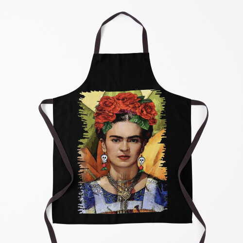 Painting Frida Kahlo painter art for fans Grill Aprons for Kitchen BBQ ...