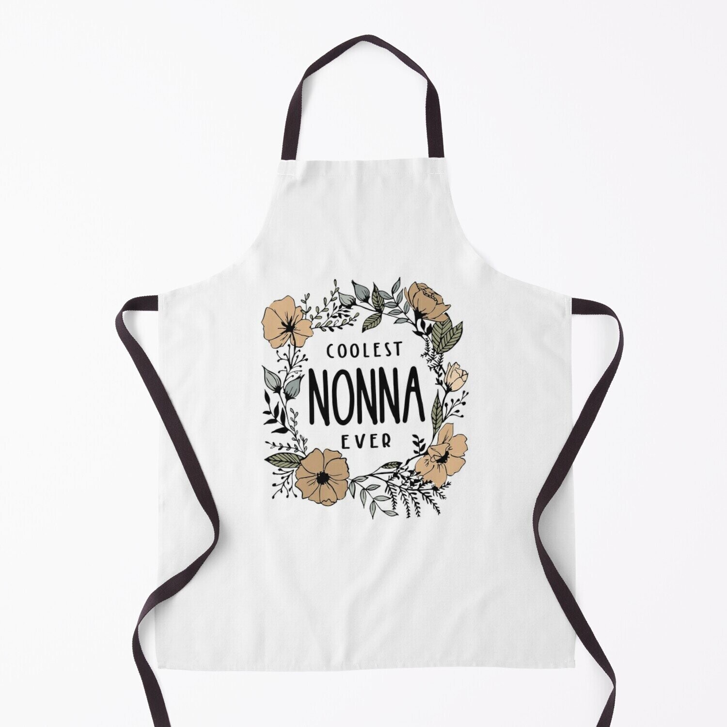 Coolest Nonna Ever Grandmother Gift Grill Aprons for Kitchen BBQ Chef ...