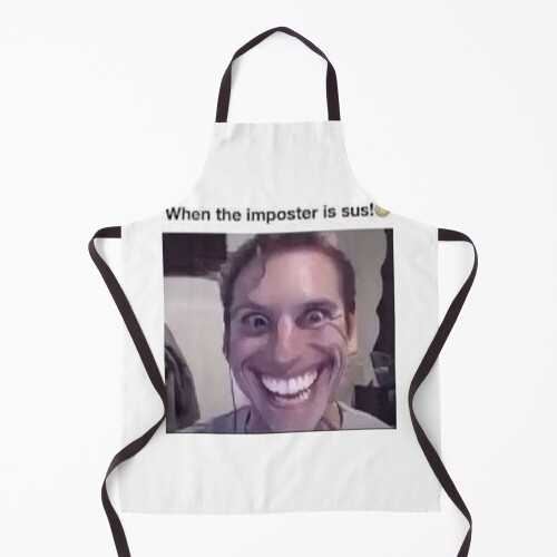 When the imposter is sus Grill Aprons for Kitchen BBQ Chef on OnBuy