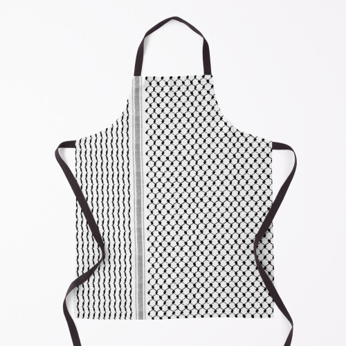 Palestinian Hatta Kufiya Folk Pattern #2-Black, Palestine Arabic ...