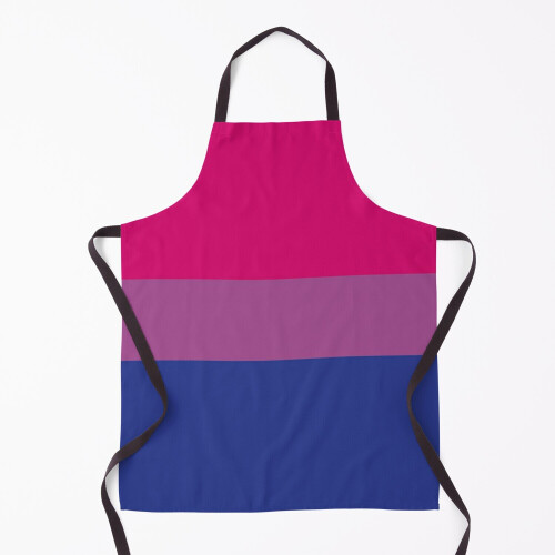 Bisexual Pride Bi Flag Colors LGBTQ+ Grill Aprons for Kitchen BBQ Chef ...