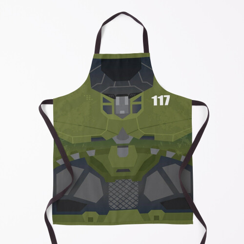Halo Infinite Master Chief Armor Grill Aprons for Kitchen BBQ Chef on OnBuy