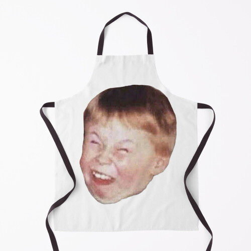Little Kid Redhead Fat Laughing Mocking Funny Meme Face Grill Aprons ...